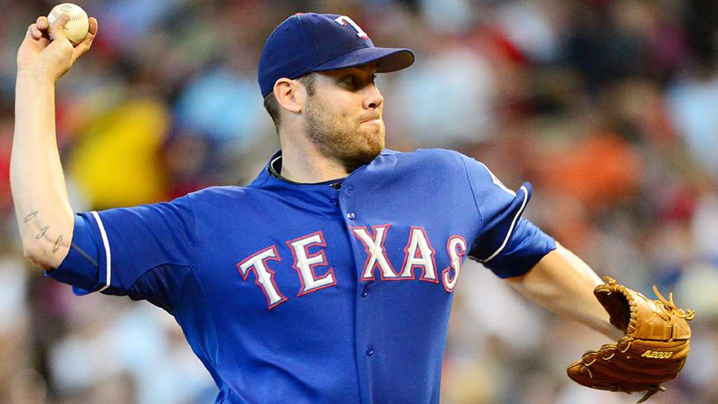 Rangers pitcher Colby Lewis takes offense to Colby Rasmus' bunt ...