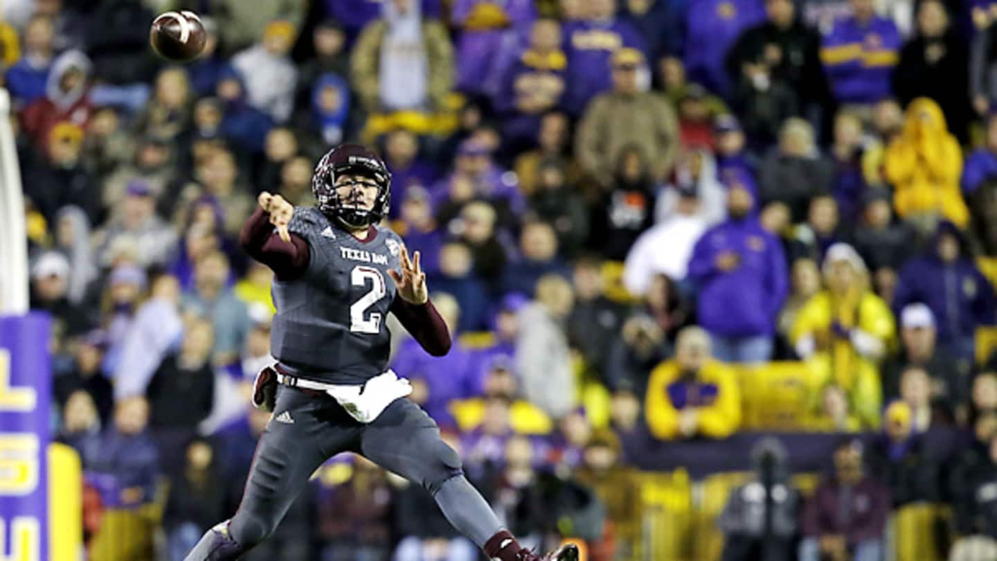 Texas A&M quarterback Johnny Manziel declares for NFL Draft - Sports ...