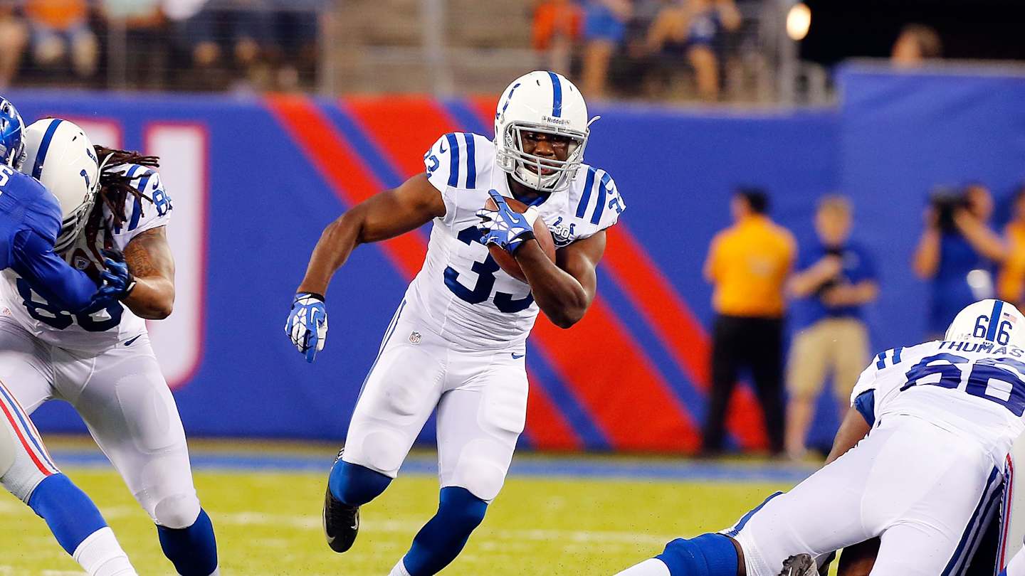 Running back Vick Ballard reports to Indianapolis Colts camp, says he ...