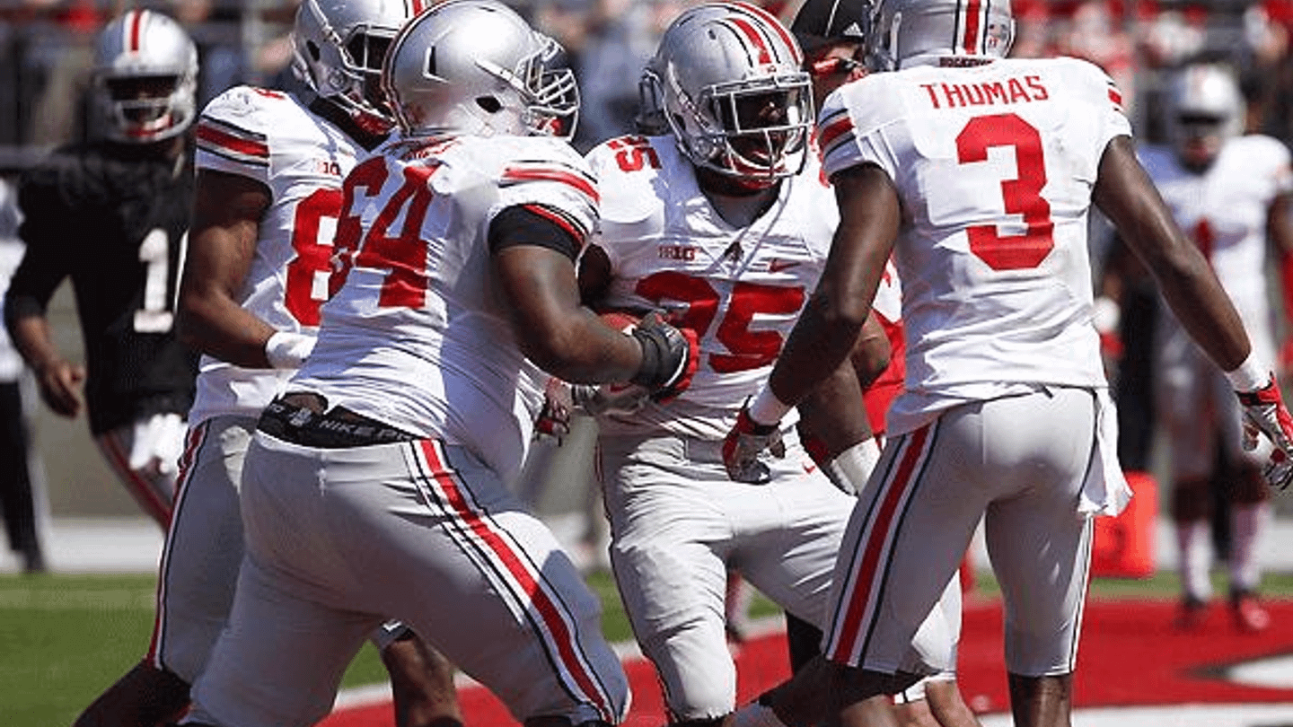 Ohio State's spring game offers little insight, but Urban Meyer sees ...
