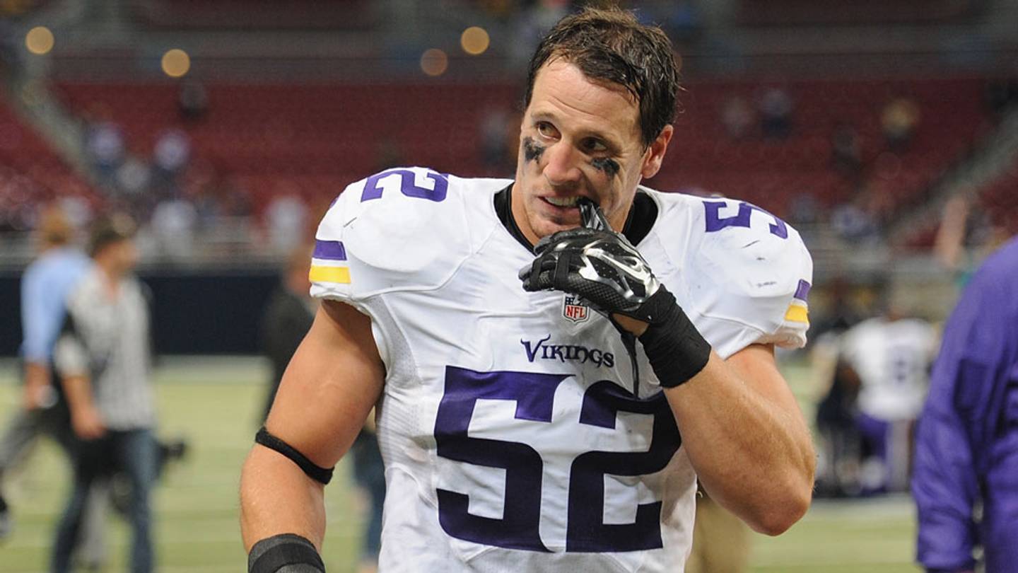 Minnesota Vikings LB Chad Greenway out for Sunday, 90 straight starts ...