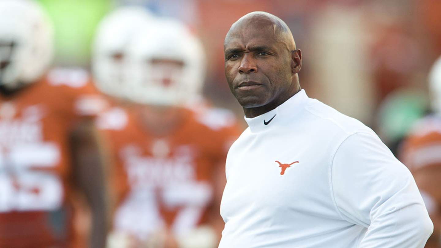 Video: Charlie Strong crowd surfs in locker room after Texas beats West ...