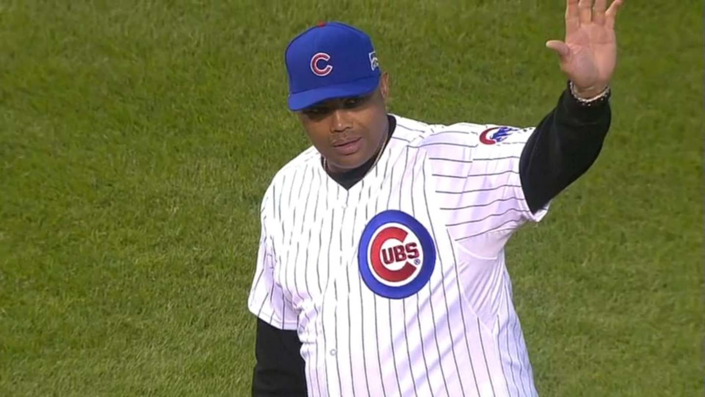 Chicago Cubs let Charles Barkley throws out first pitch at Wrigley ...