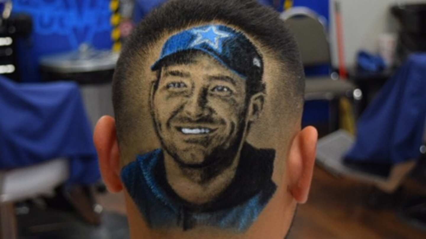 Dallas Cowboys fan has Tony Romo etched into his head - Sports Illustrated