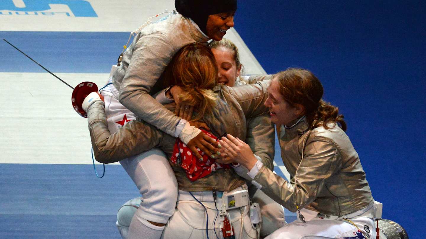 United States women win sabre gold at World Fencing Championships ...