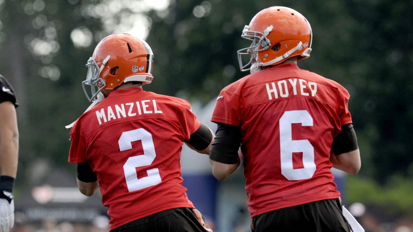 Browns OC Shanahan: Johnny Manziel, Brian Hoyer even in QB battle ...