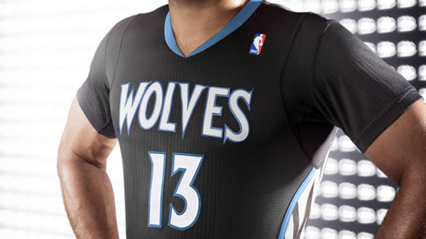 Timberwolves debut black, sleeved 'Lights Out' alternate jerseys vs ...