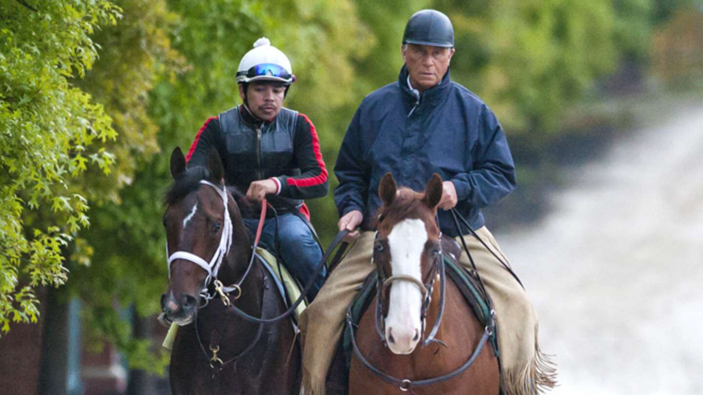 Trainer D. Wayne Lukas remains hands on with his three Preakness horses ...