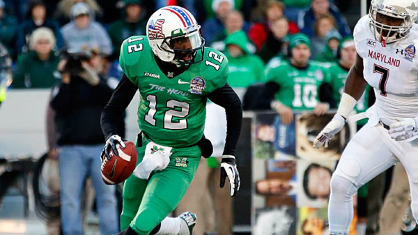 Rakeem Cato dazzles as Marshall downs Maryland 31-20 in the Military ...