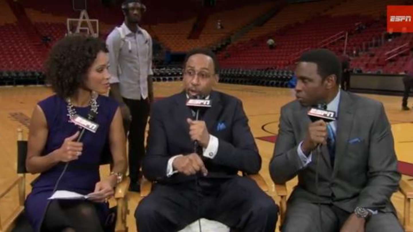 Roy Hibbert Photobombs ESPN's NBA Countdown Crew - Sports Illustrated