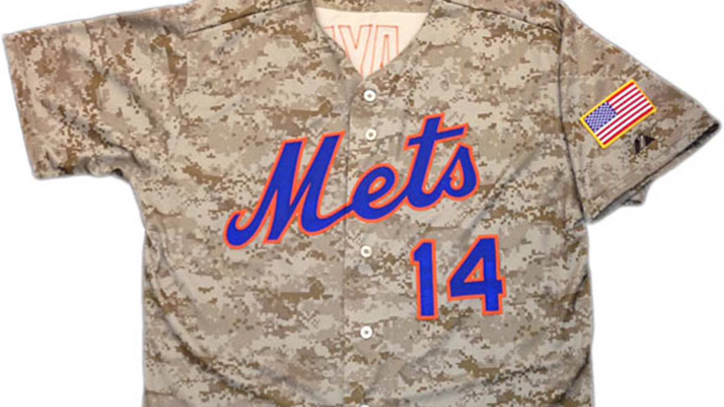 Mets will occasionally go with camo jerseys to honor military - Sports ...
