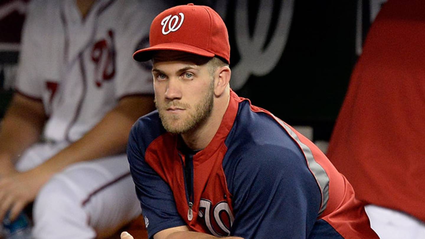 Bryce Harper to see knee specialist over swelling from collision ...
