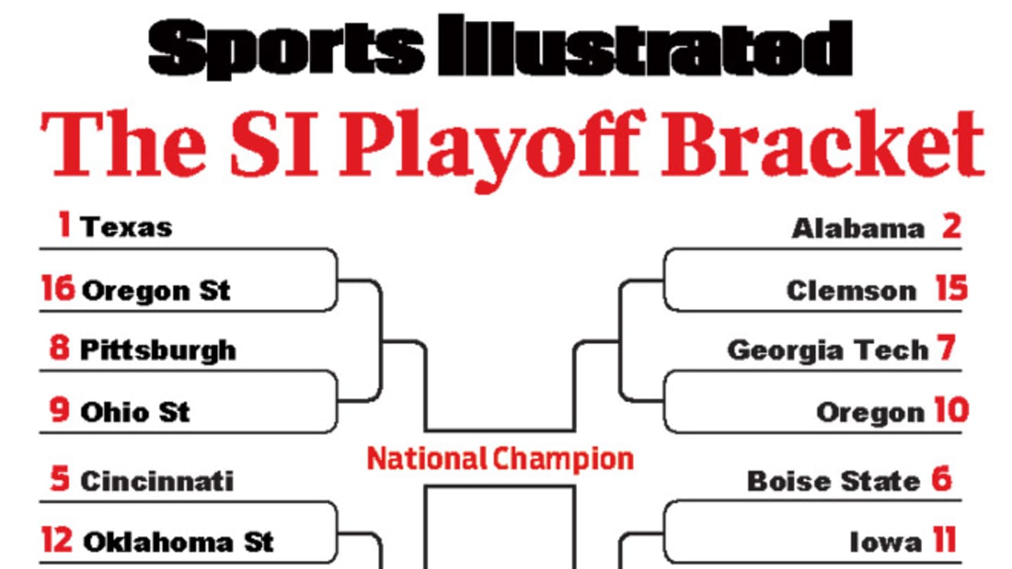 Sports Illustrated's College Football Playoff Bracket - Sports Illustrated