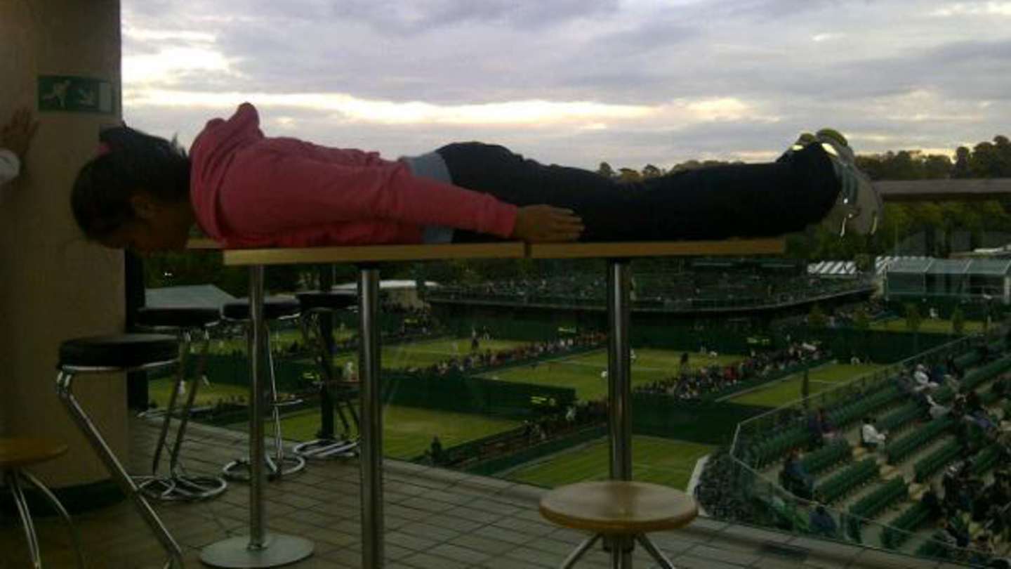Planking craze hits Wimbledon - Sports Illustrated