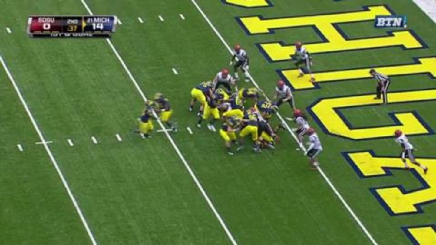 No. 22 Wolverines roll past Aztecs 28-7 - Sports Illustrated