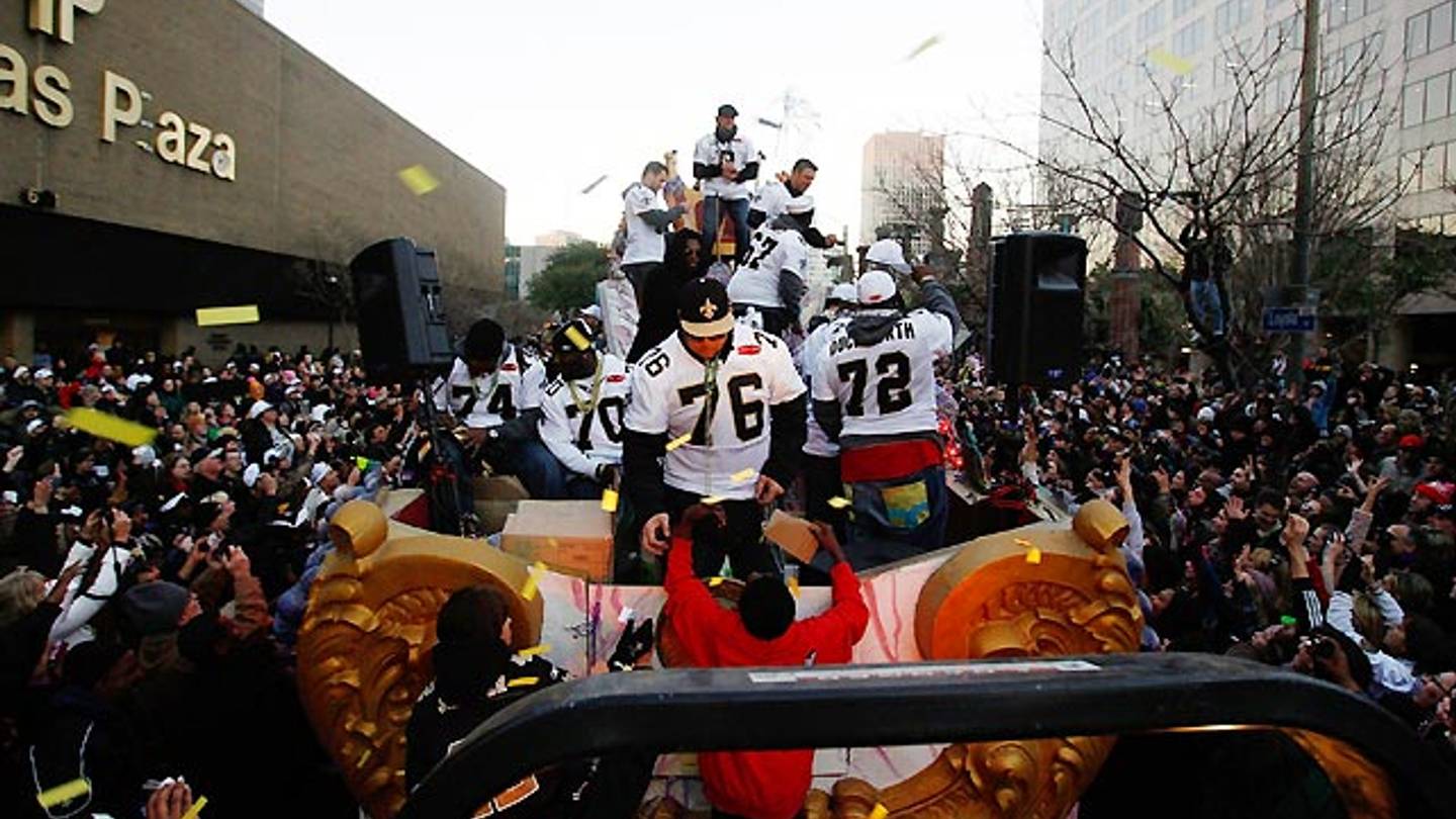 Saints Victory Parade - Sports Illustrated