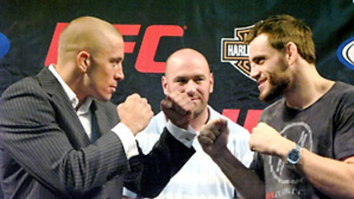 Josh Gross: St. Pierre defends title, delivers on promise - Sports ...