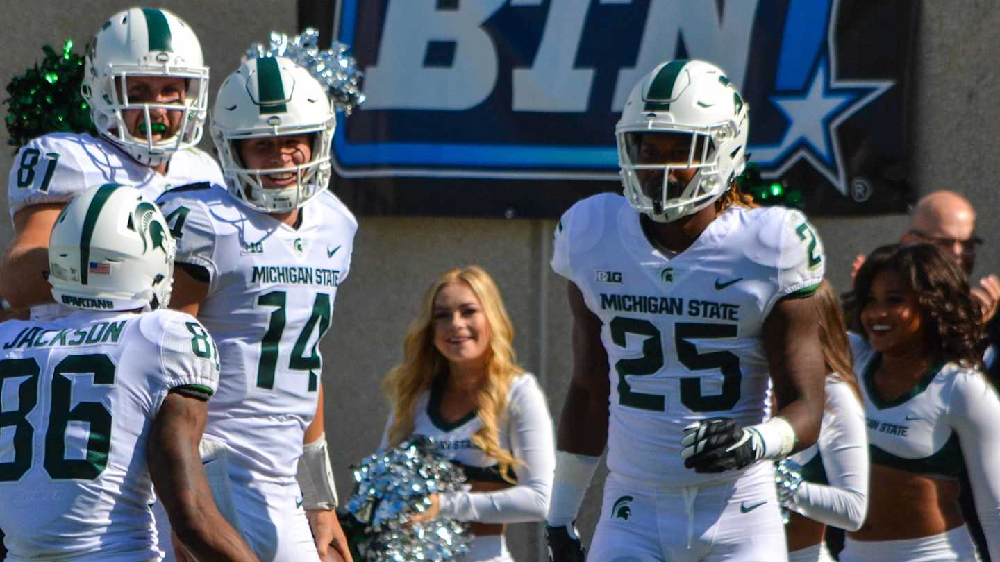 The State Of Michigan State Spartan Football For The Michigan Wolverine ...