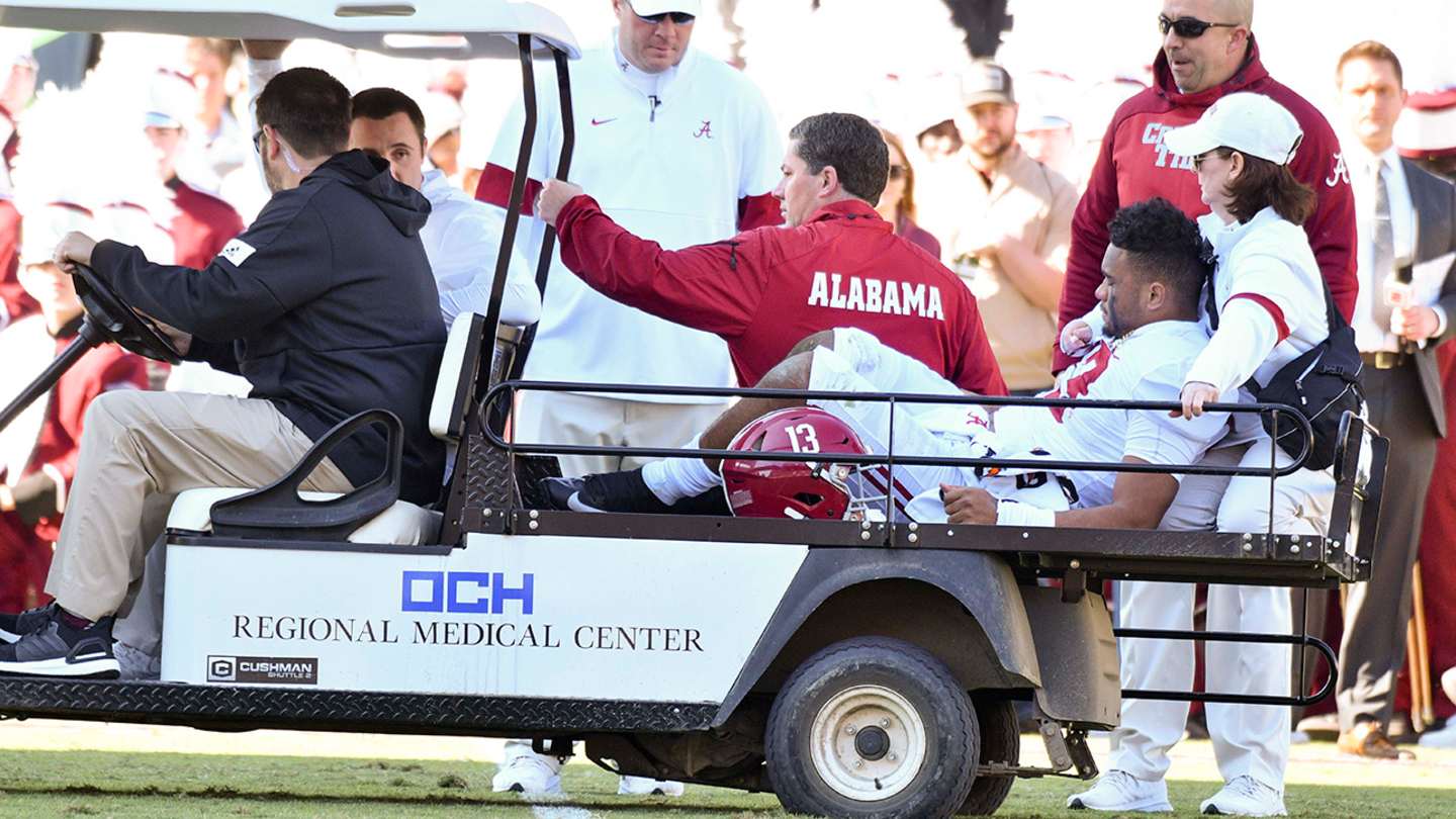 Tua Tagovailoa injury: Alabama QB to miss season with dislocated hip ...