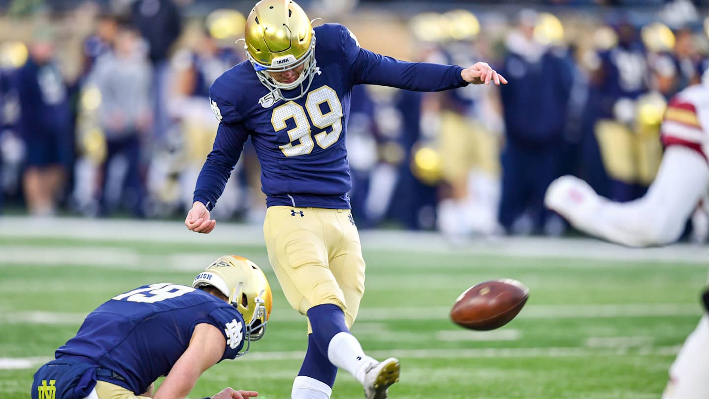 Notre Dame Kicker Jonathan Doerer Looking For More Consistency - Sports ...