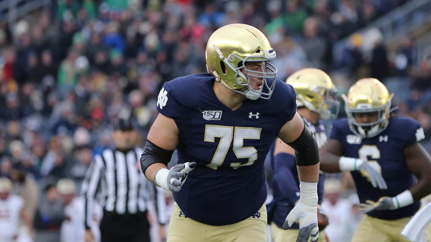Joshua Lugg To Start At Center For Notre Dame vs. Clemson - Sports ...