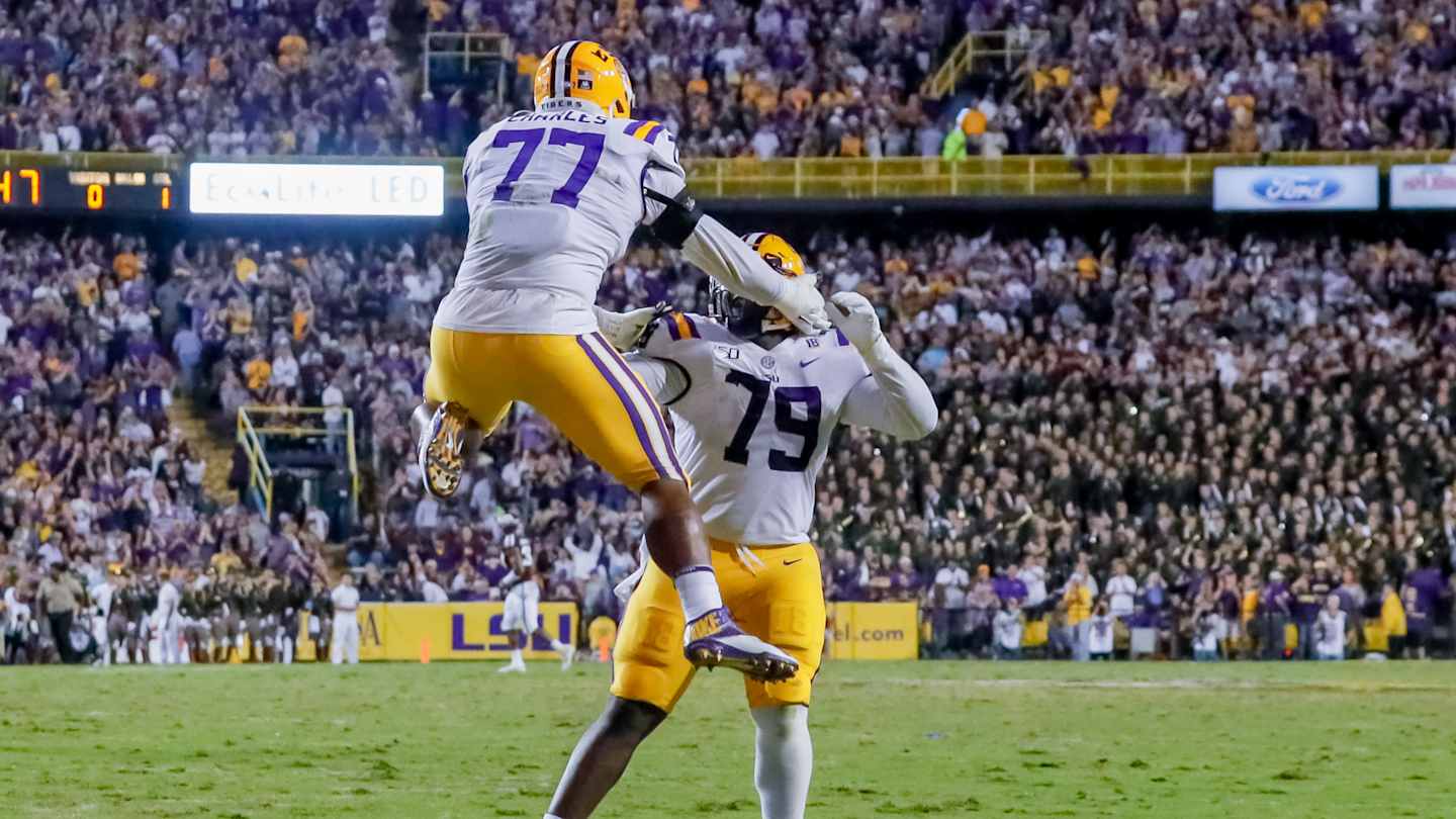 LSU Offensive Line Named Joe Moore Award Finalist For 2019 Season ...