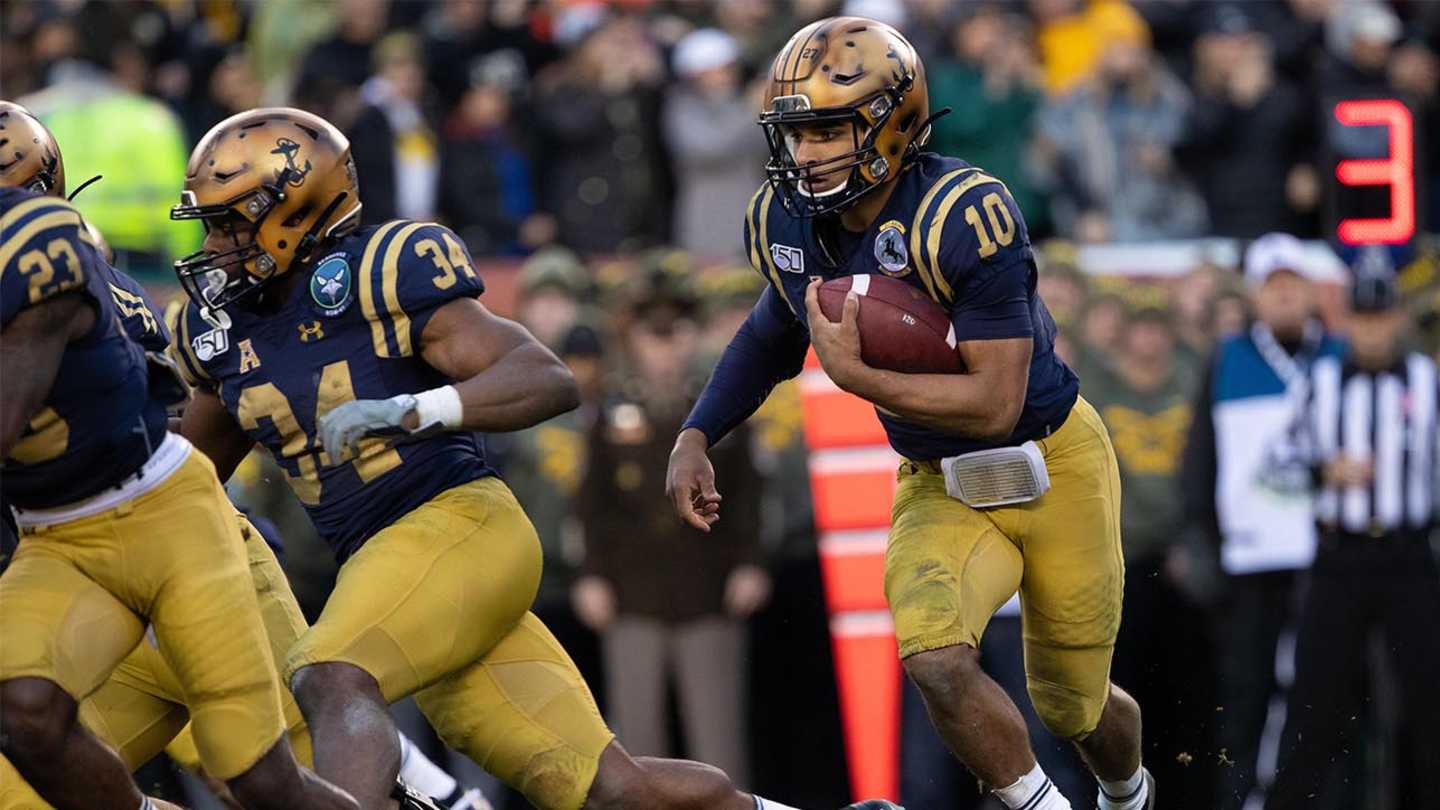 Malcolm Perry stars for Navy: QB rushes for record in win over Army ...