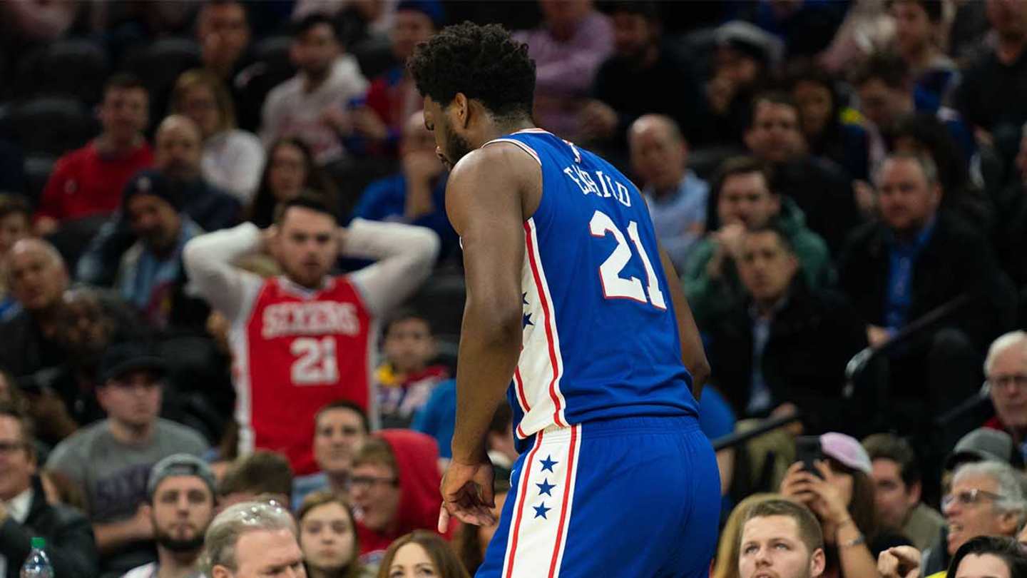 Joel Embiid injury: Sixers big man dislocates finger, possibly out vs ...