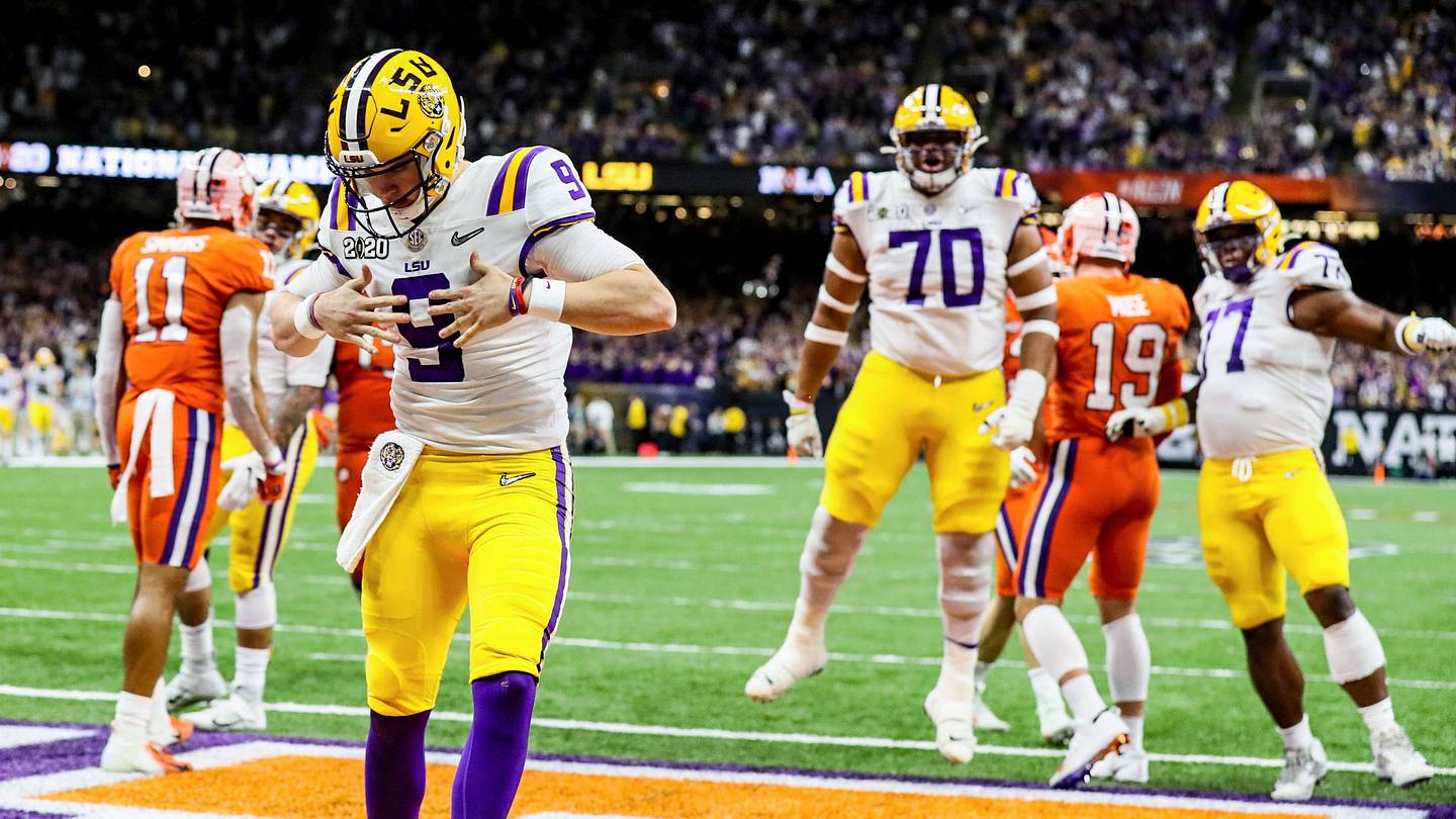 LSU, Joe Burrow beat Clemson, win national championship - Sports ...