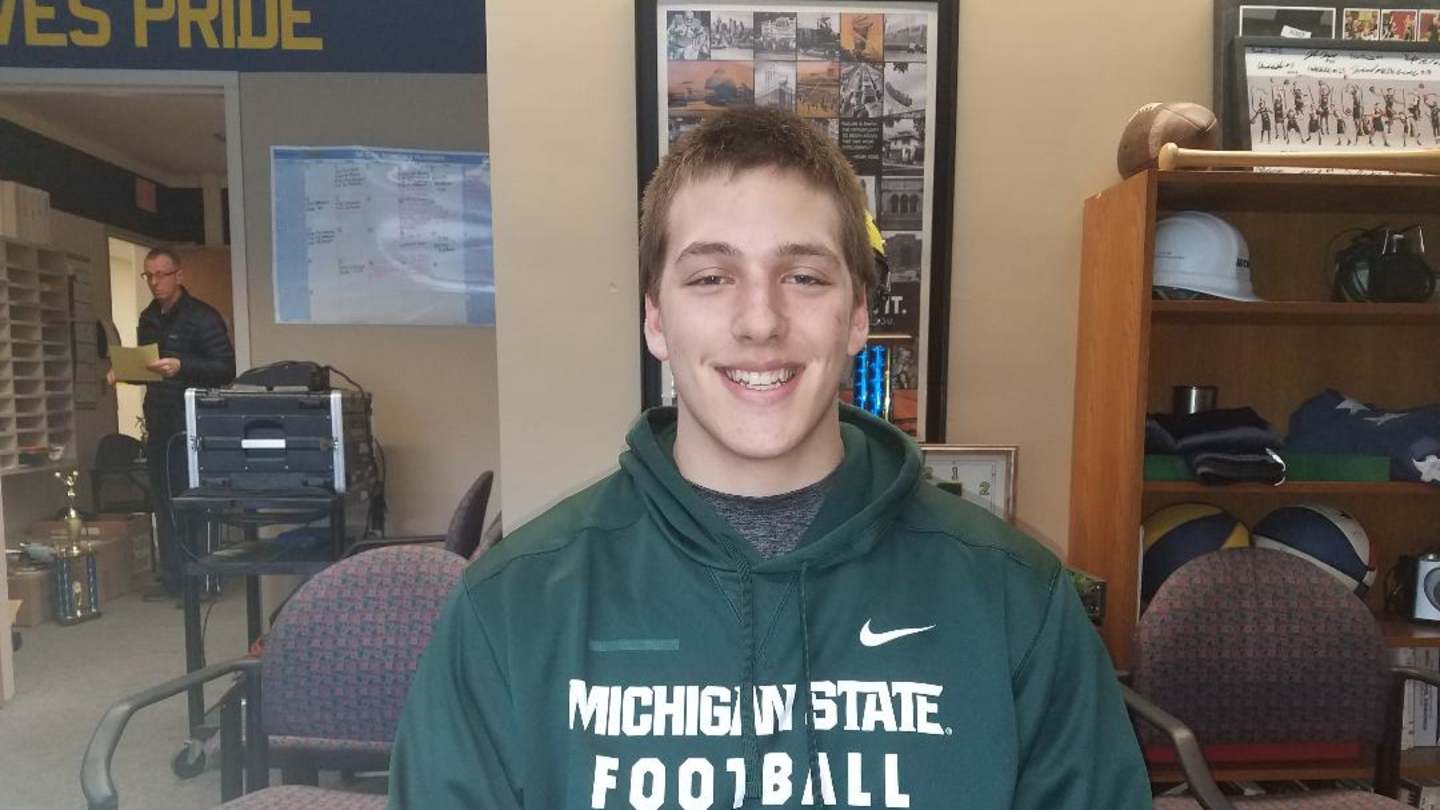 VIDEO: 21 MI OL Garrett Dellinger Talks MSU Offer & Visit - Sports ...