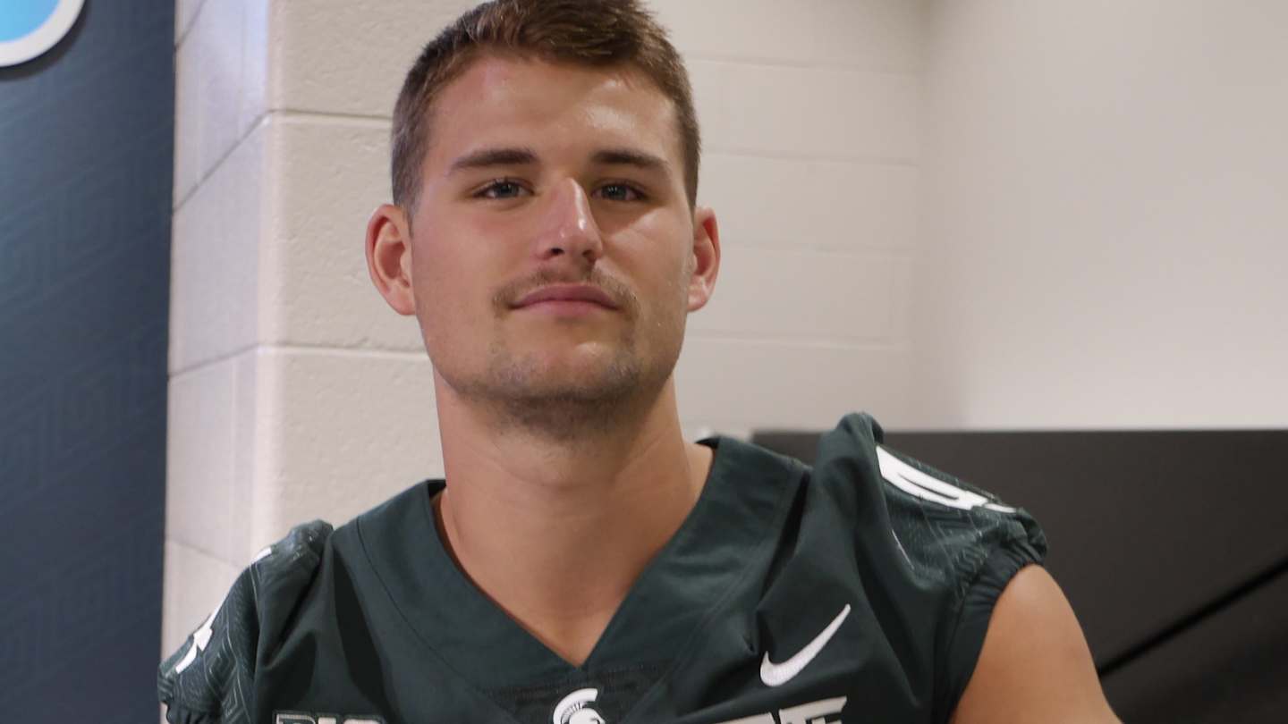 MSU Football LB Grayson Miller - Sports Illustrated Michigan State ...