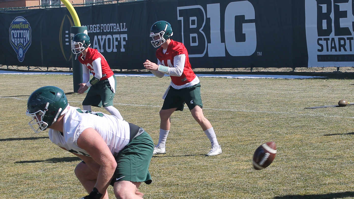 Michigan State Spring Football Highlights Part 2! - Sports Illustrated ...