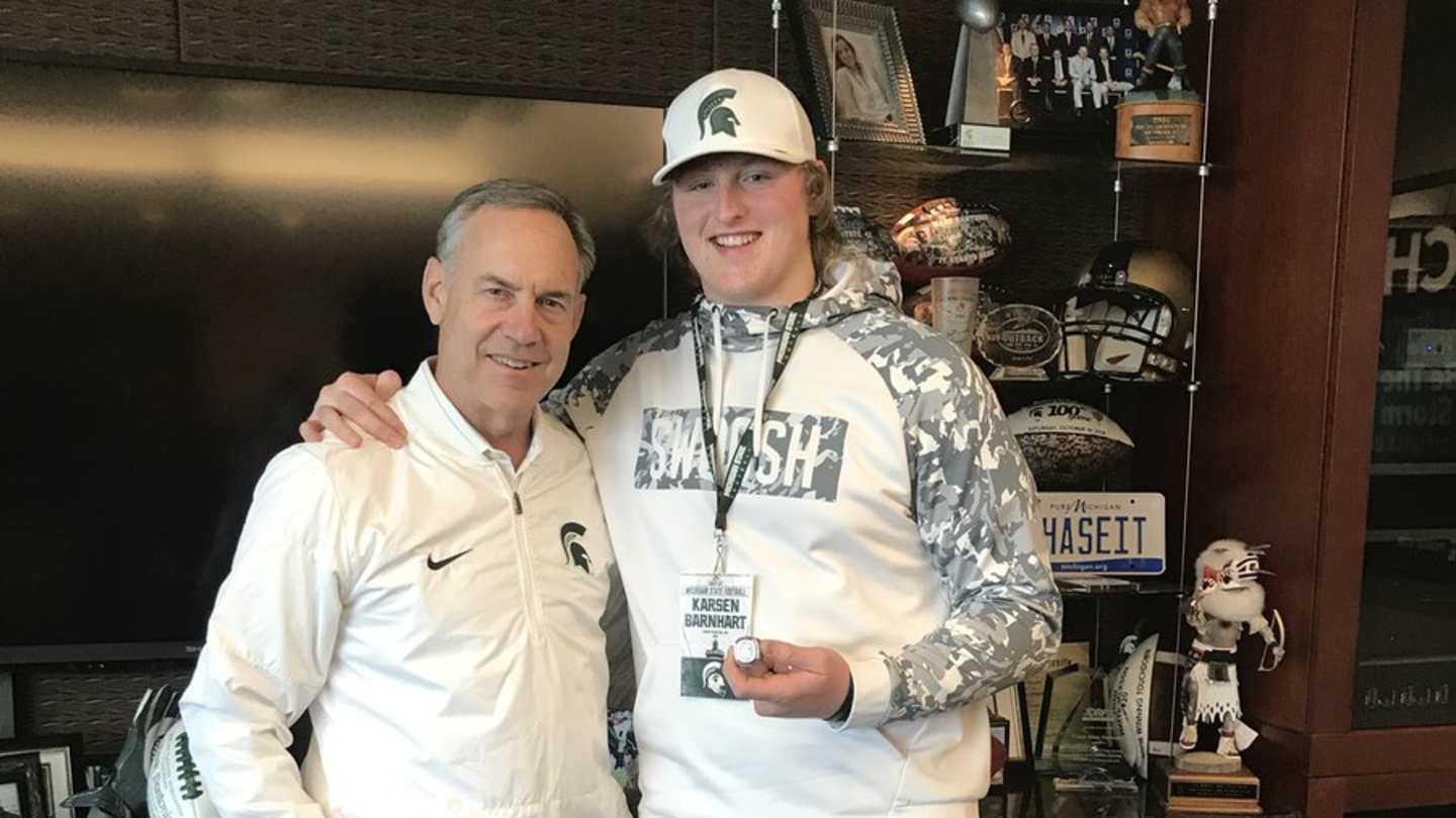 19 MI OL Karsen Barnhart Talks New MSU Offer - Sports Illustrated ...