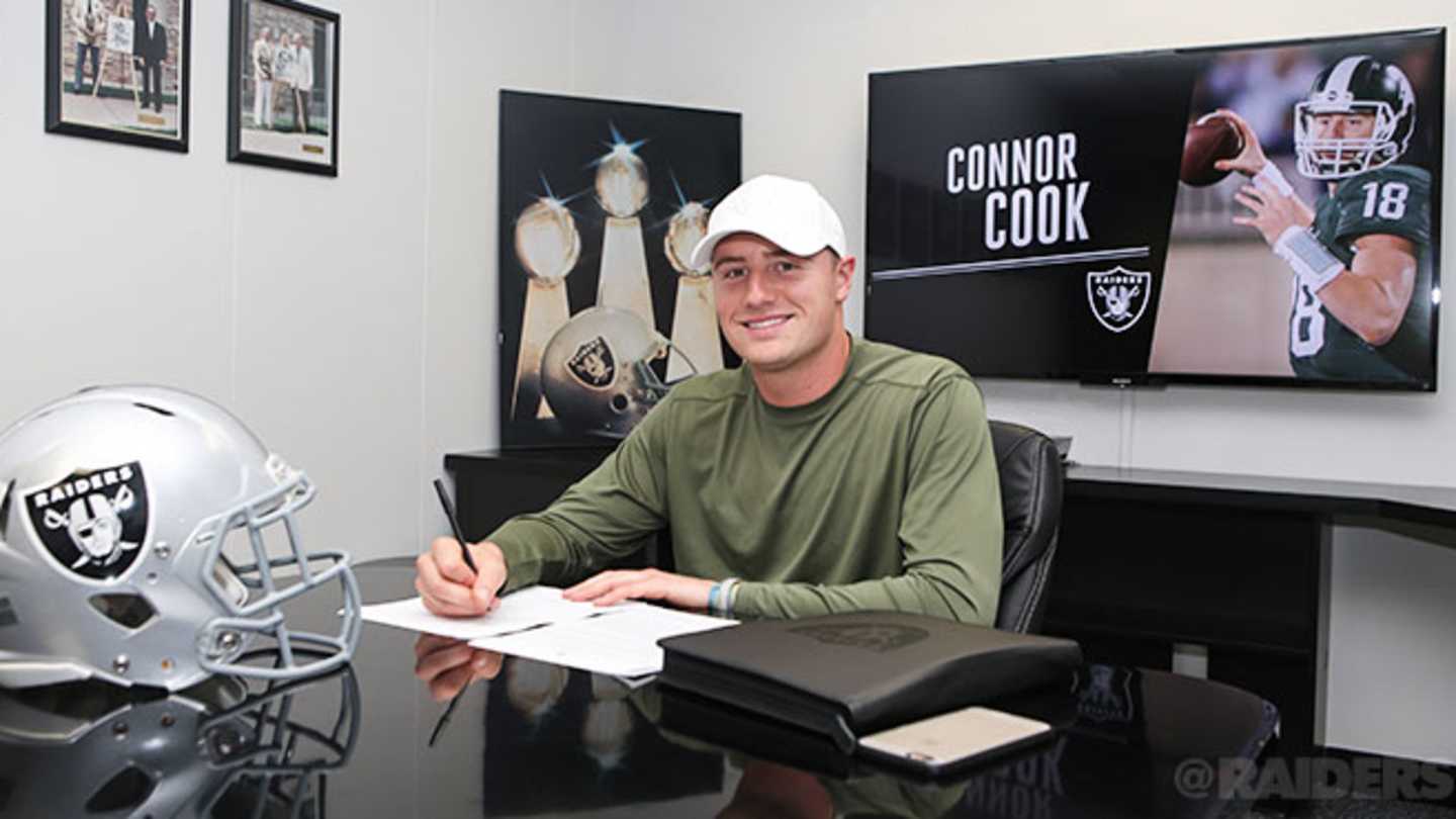 Great News for Former Spartan & Now NFL Oakland Raider QB Connor Cook ...
