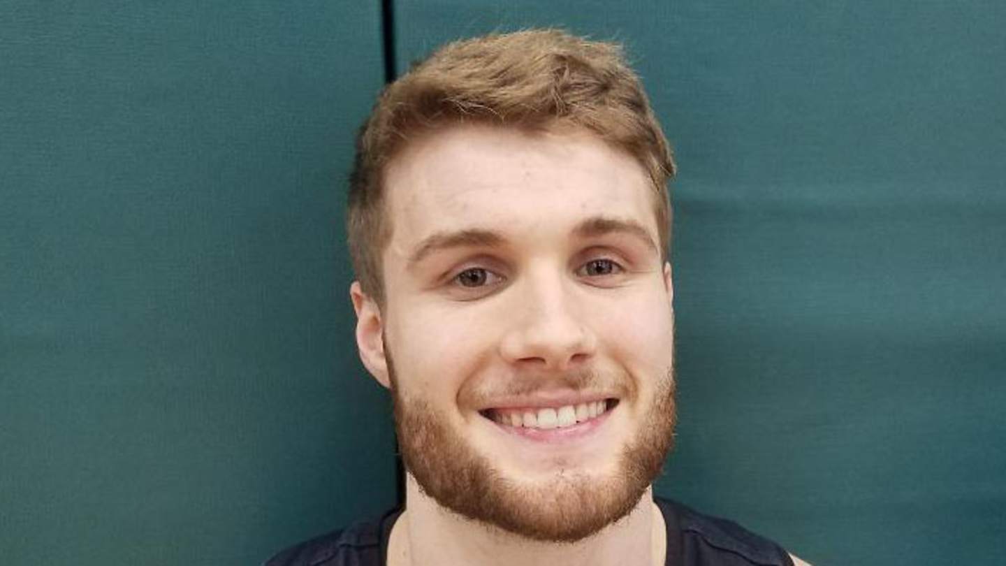 Michigan State Spartans Kyle Ahrens After Practice Michigan Wolverines ...