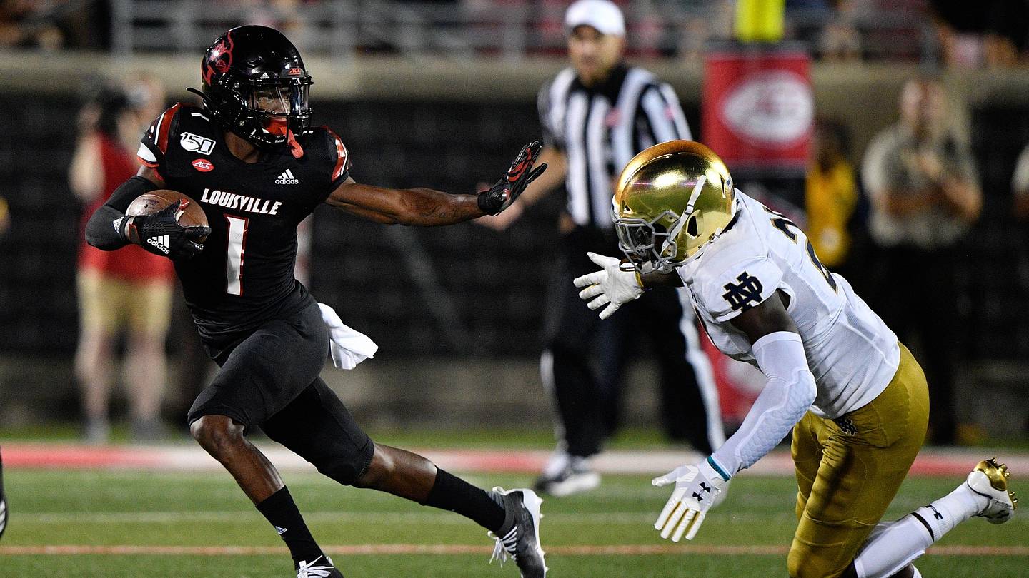 Speed creates plays for Louisville's Tutu Atwell - Sports Illustrated ...