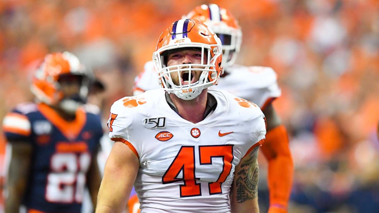 Clemson's Skalski Providing Security For Younge Linebackers - Sports ...