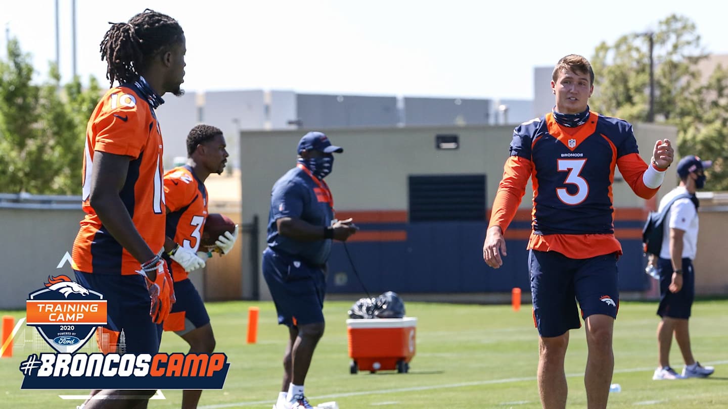 Denver Broncos QB Drew Lock Explains the Unique Challenges of Bonding with Rookie WRs, Building ...