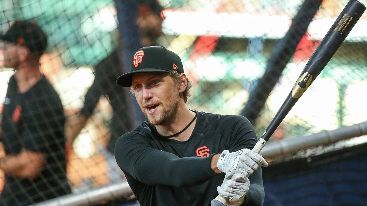 Giants release Hunter Pence, former World Series champion - Sports ...