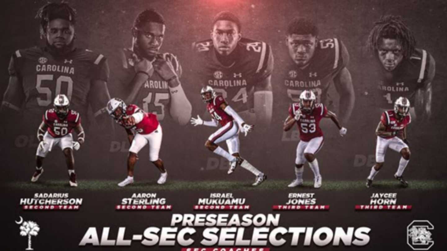 Five Gamecocks Named to Coaches' Preseason All-SEC Teams - Sports ...
