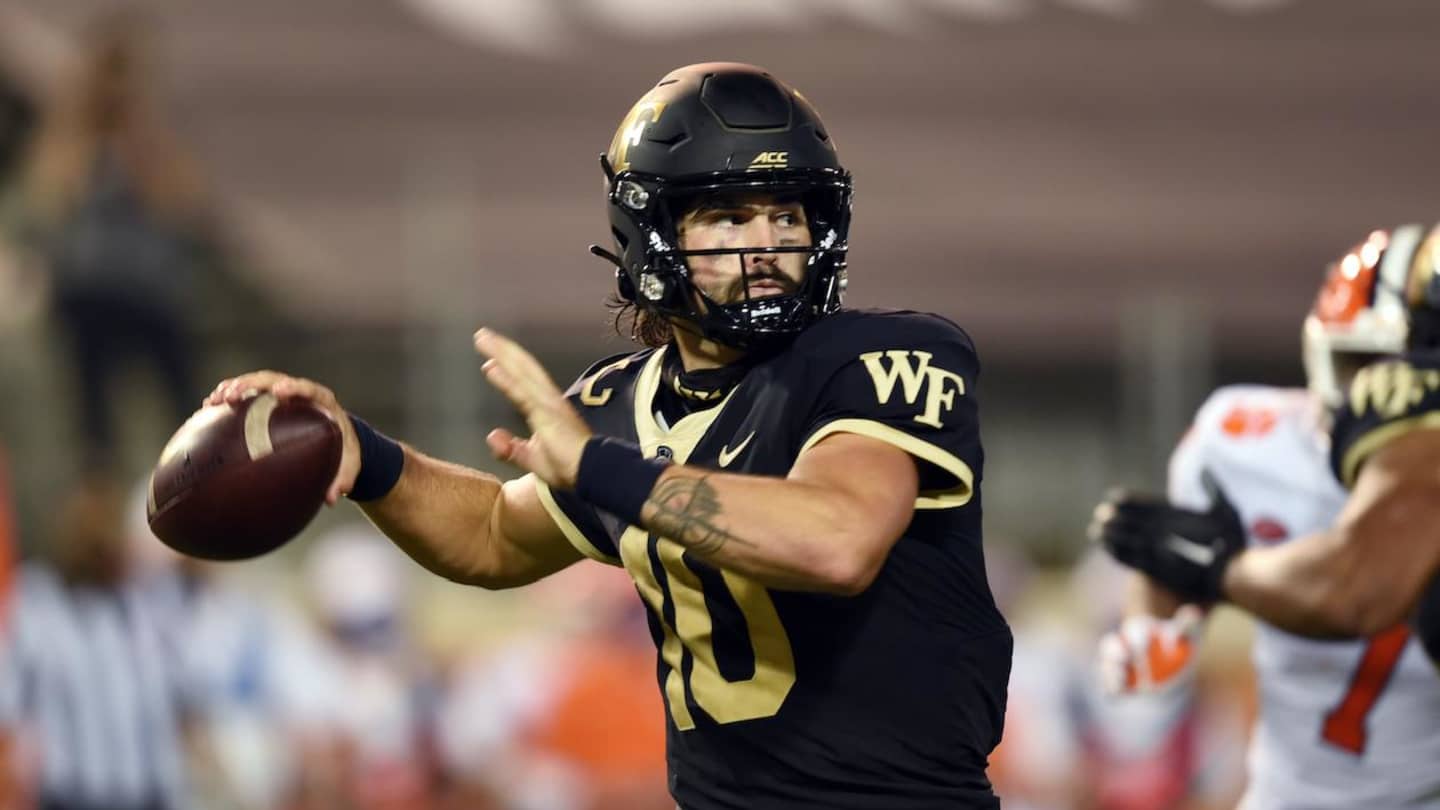 Wake Forest Depth Chart, 2020 Stats Leaders - Sports Illustrated Notre ...