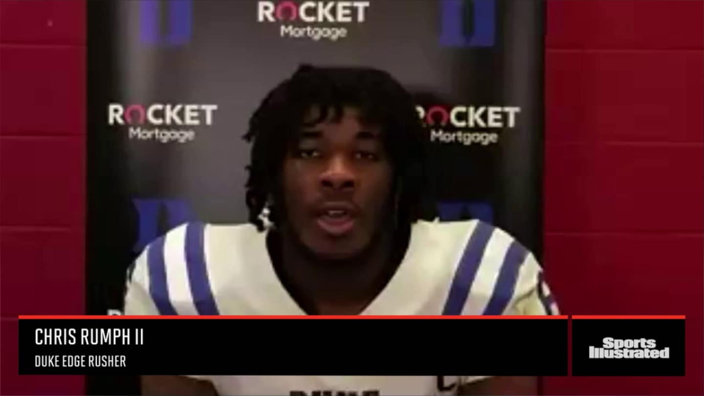 Chris Rumph II after Duke's loss to NC State - Sports Illustrated Duke ...