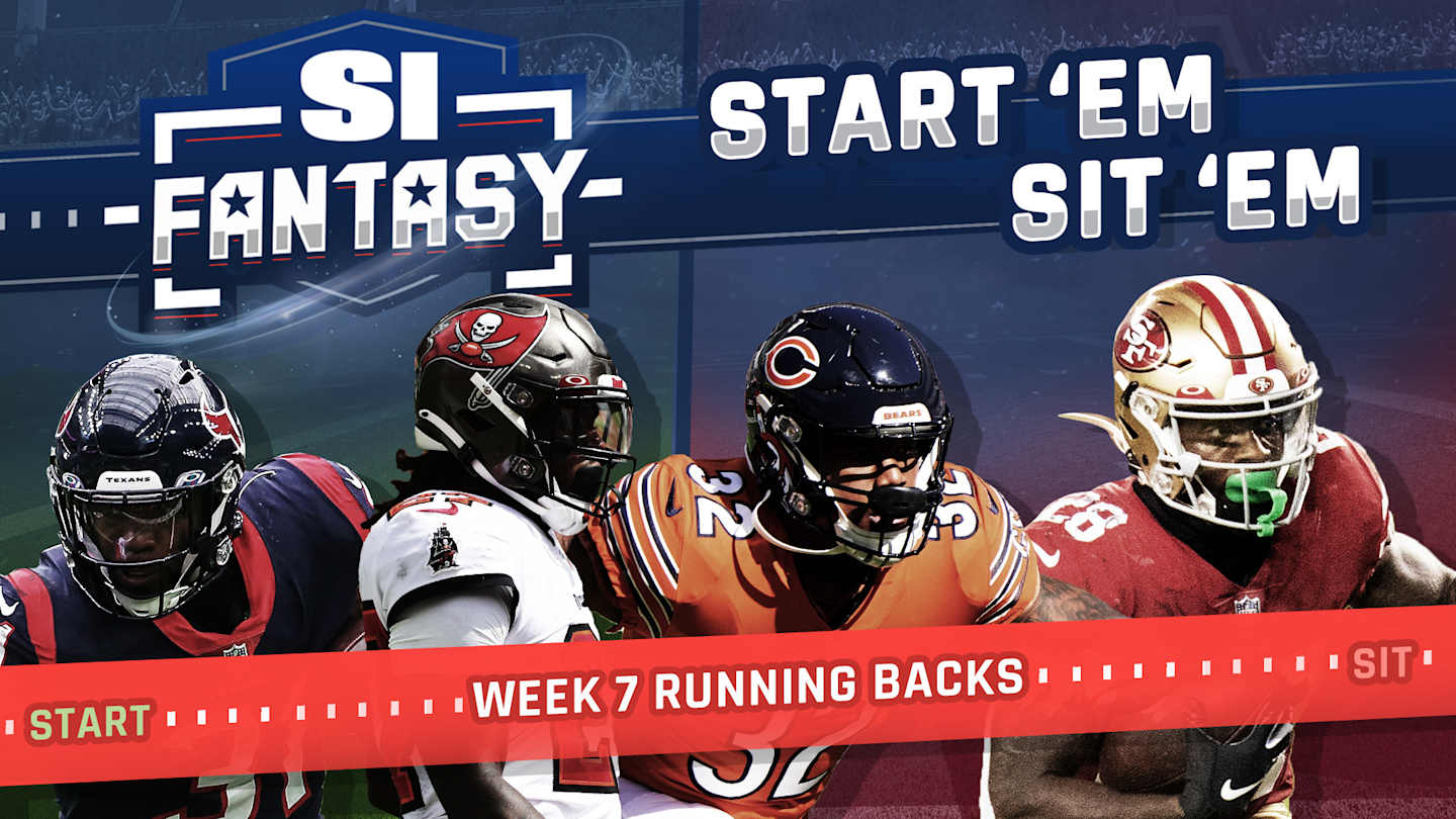 Fantasy Football Start 'Em, Sit 'Em: Week 7 Running Backs - Fades ...
