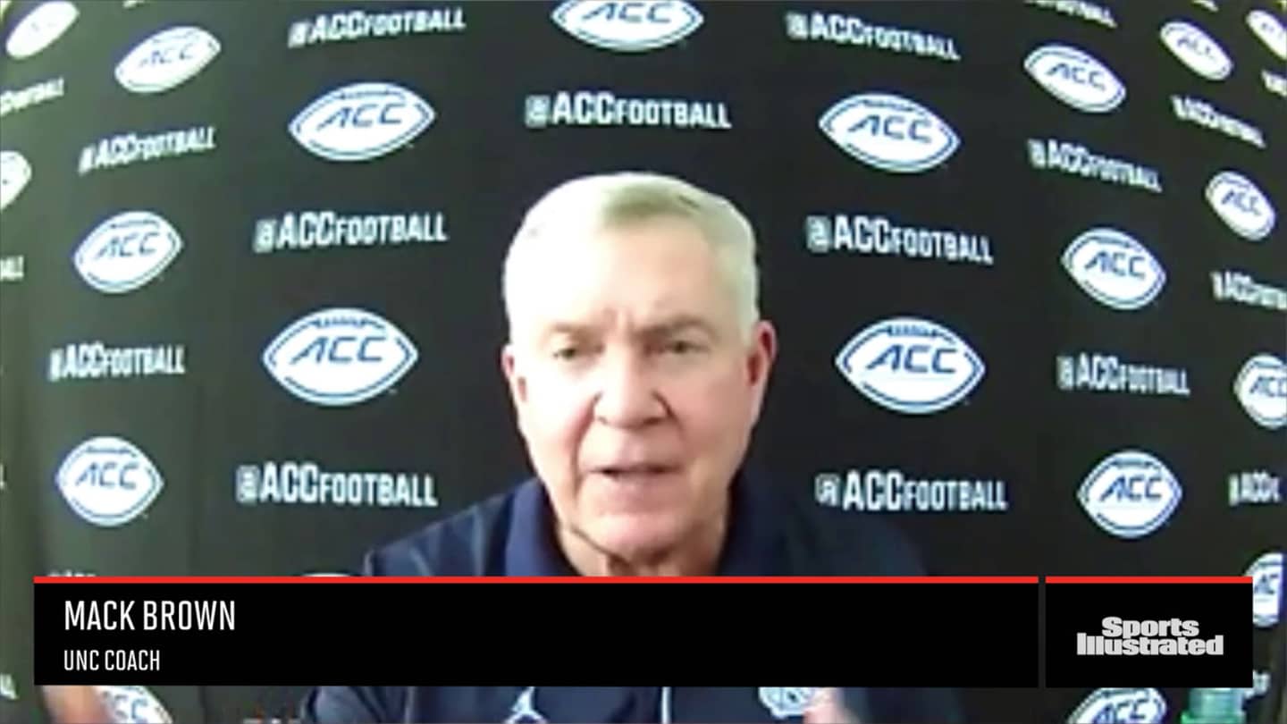 Mack Brown on Leaving Sam Howell In Late in the Duke Game - Sports ...
