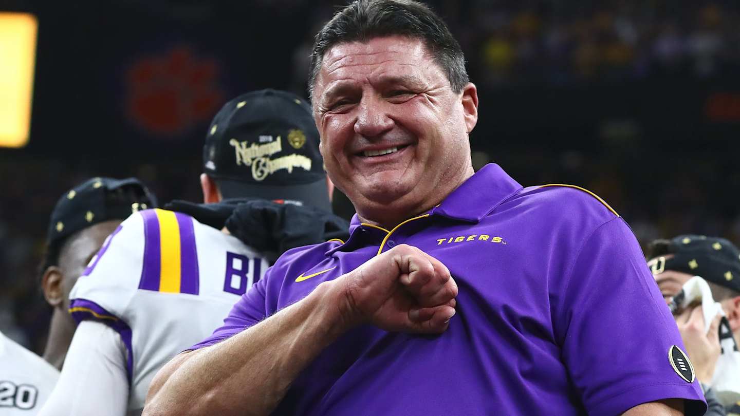 LSU Coach Ed Orgeron Impressed With Alabama's Physical Offensive Line - Sports Illustrated ...
