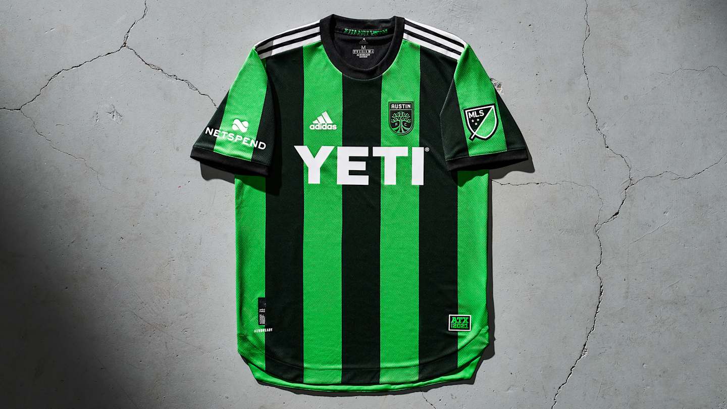 Austin FC jersey: Club reveals green, black striped kit (PHOTOS ...