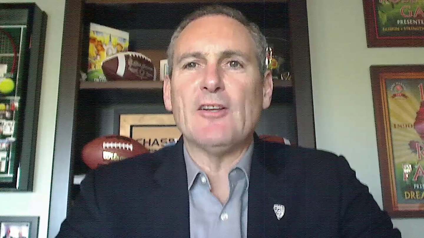Pac-12 Commissioner Larry Scott Discusses Title Game, USC, Colorado ...