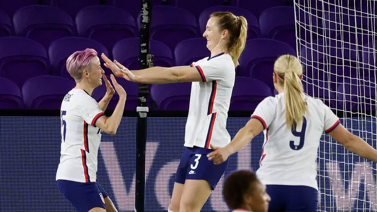 USWNT: Sam Mewis hat trick beats Colombia, Macario debuts - Sports ...