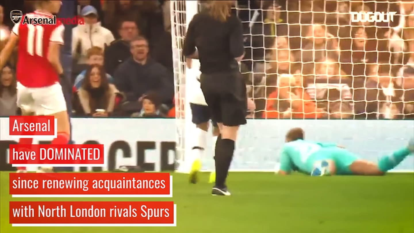 Arsenal Women's derby dominance over rivals Spurs - Soccer ...
