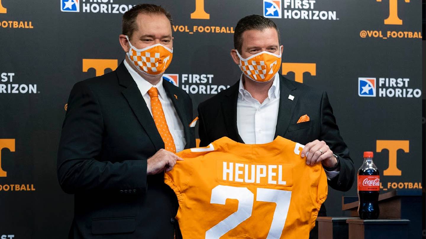 Heupel Details Staff Timeline, First Days as Tennessee Head Coach ...